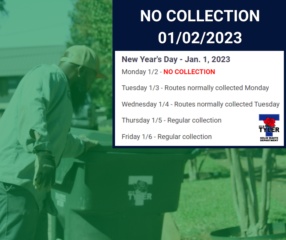 Tyler Solid Waste Holiday Schedule: (City of Tyler) — Nextdoor — Nextdoor Tyler Solid Waste Holiday Schedule: (City of Tyler) — Nextdoor — Nextdoor
