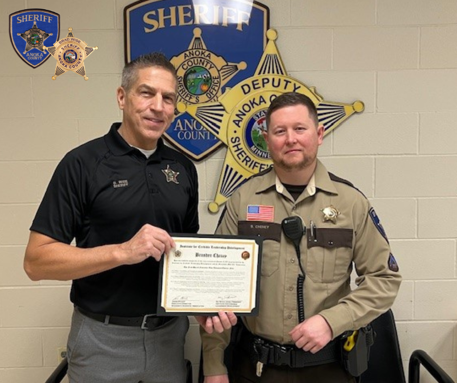 Congratulations to Detention Deputy Branden Cheney for completing all ...