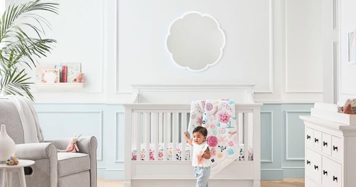 Pottery Barn Larkin 4 in 1 Crib with toddler bed and full bed ...