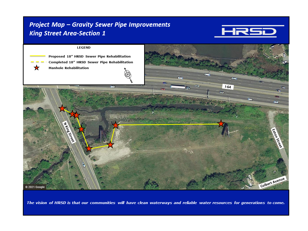 Gravity Sewer Pipe Improvements - North King Street (HRSD (Hampton Roads Sanitation District ...