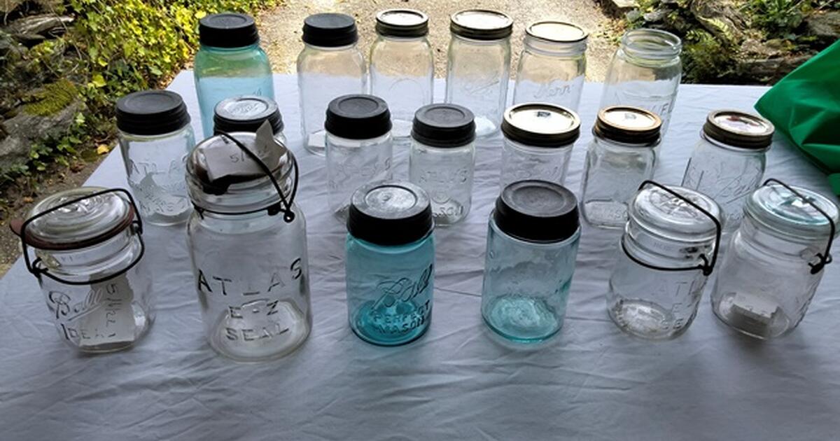 Vintage/Antique Mason Jars - Lot of 19 for $50 in Swarthmore, PA | For ...