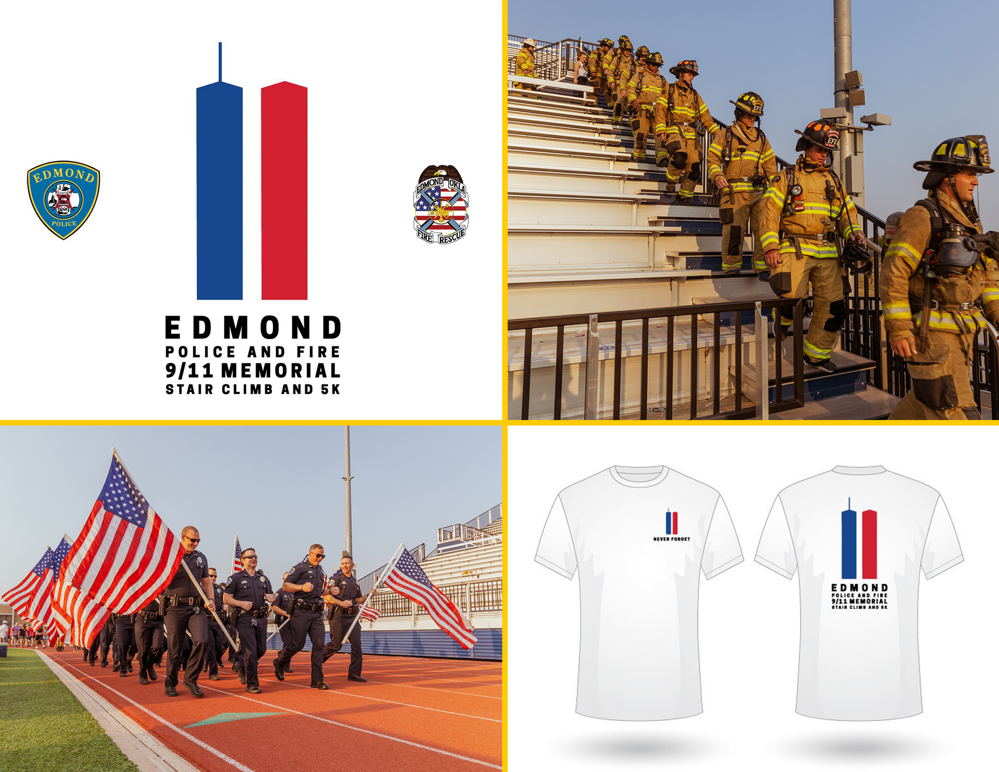 Edmond Police & Fire 9/11 Memorial Stair Climb & 5K (Edmond Police ...
