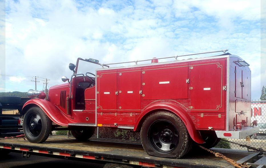 Roseburg Fire Department welcomed one of its historic fire engines back ...