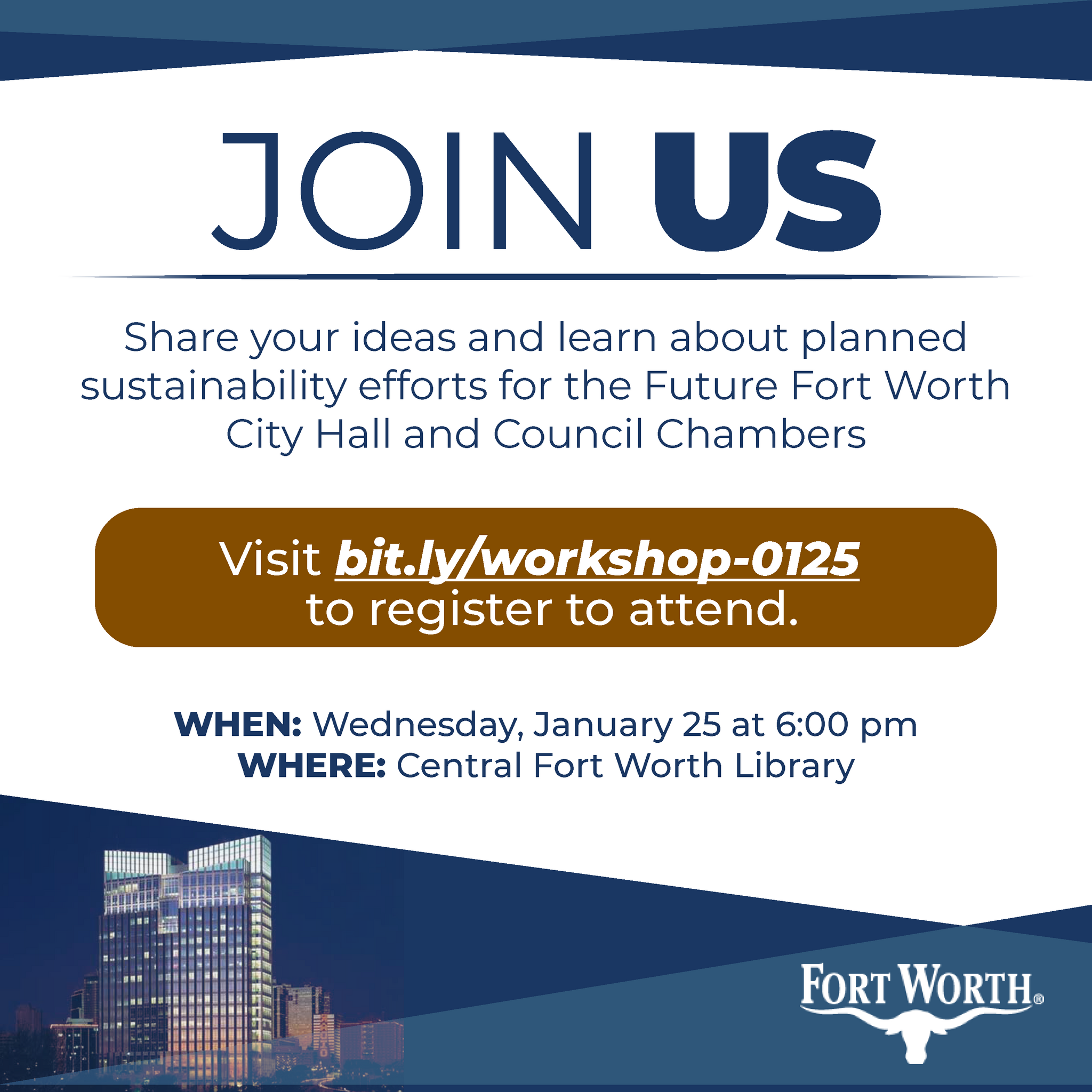 CFW: What does sustainability mean to you? (Fort Worth Community ...