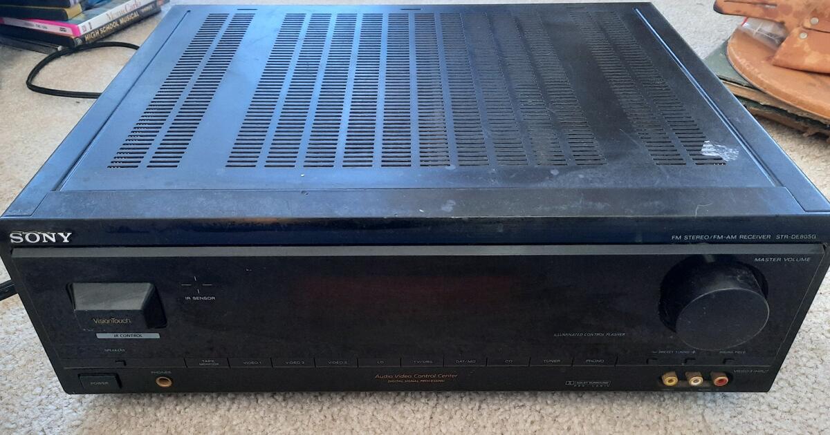 Sony STR-DE805G 270 Watt Home Theater AM/FM Amplifier Receiver stereo ...