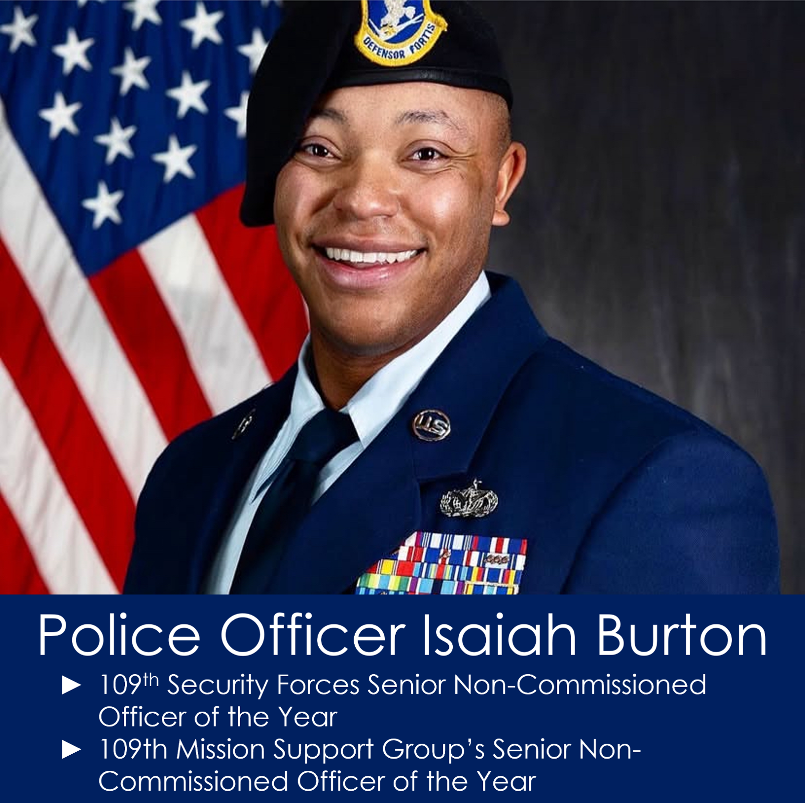 Congratulations to Bethlehem Police Officer Isaiah Burton for being ...