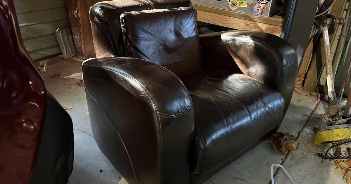 Fake Leather Club Chair for Free in Olympia, WA | For Sale & Free ...