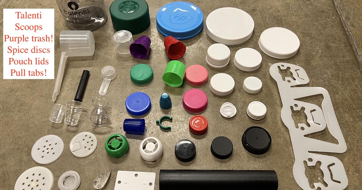 Save me your plastic caps, printer ink caps, interesting trash, etc ...