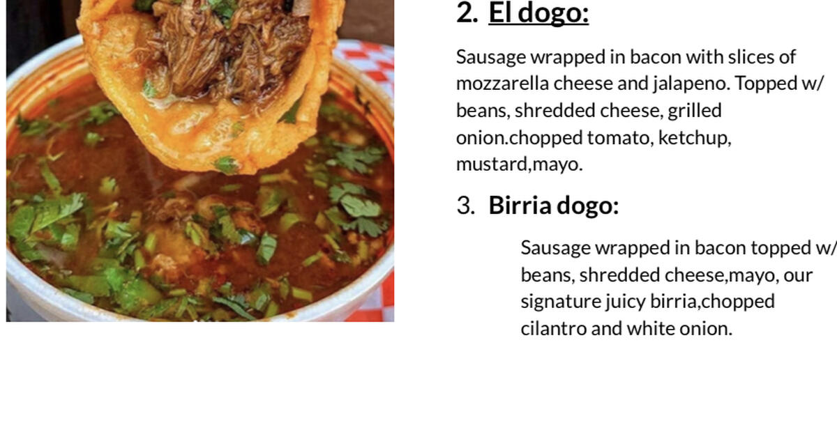 Free deliveries tonight ! Birria, Sonoran style hot dogs and carne ...