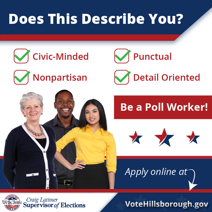 Be an Election Day Poll Worker (Hillsborough County Supervisor of ...