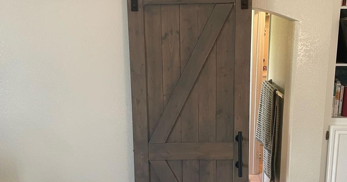 Wooden Sliding Barn Door for $100 in Simi Valley, CA | For Sale & Free ...