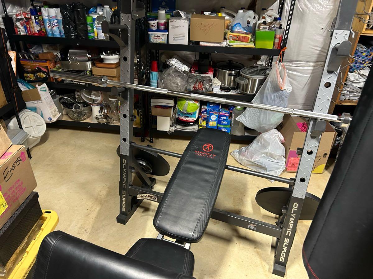 Marcy Olympic Weight Bench and Bar for $375 in Arlington, VA | For Sale ...