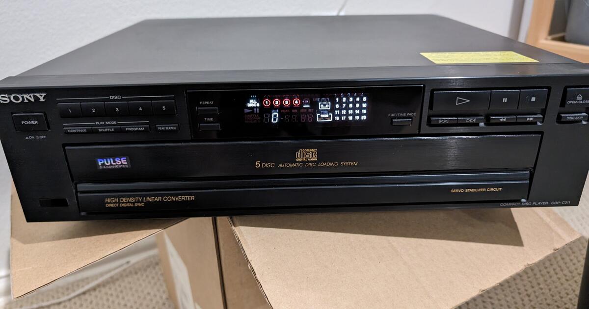 Sony 5 Disc Compact Disc Player Changer for Free in Dallas, TX | For ...