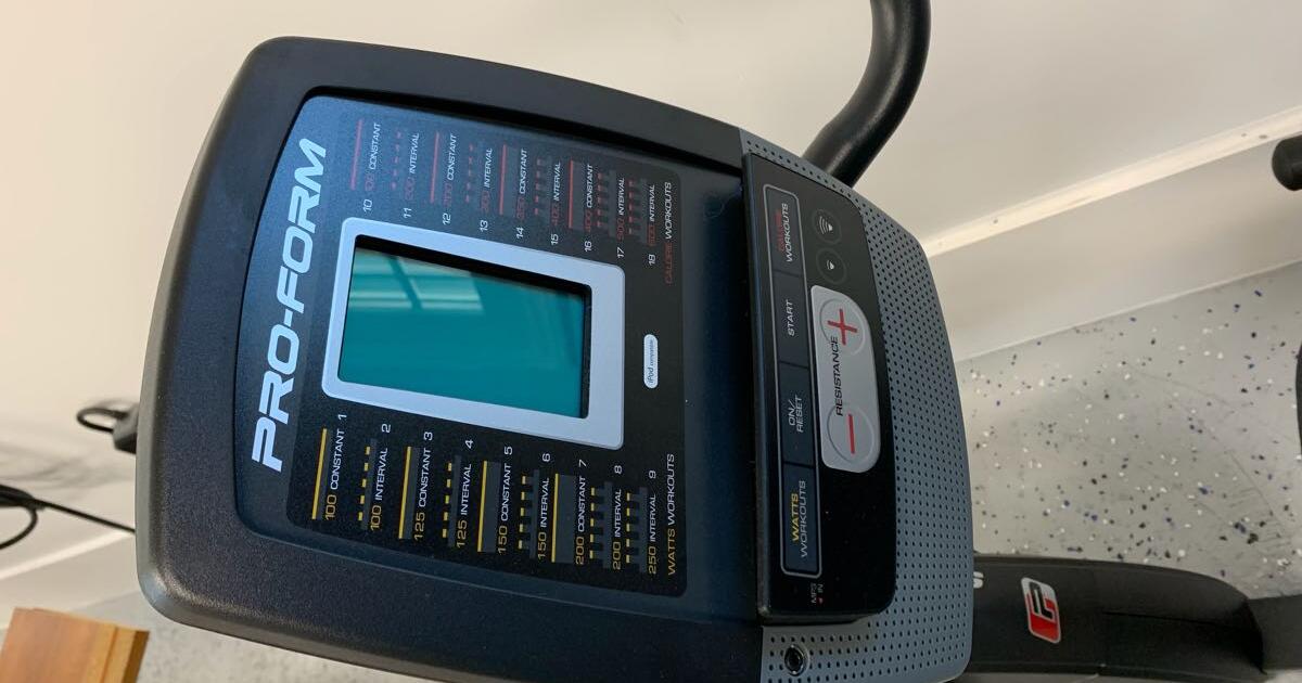 Pro Form recumbent bike - not electric for $50 in Etters, PA | For Sale ...