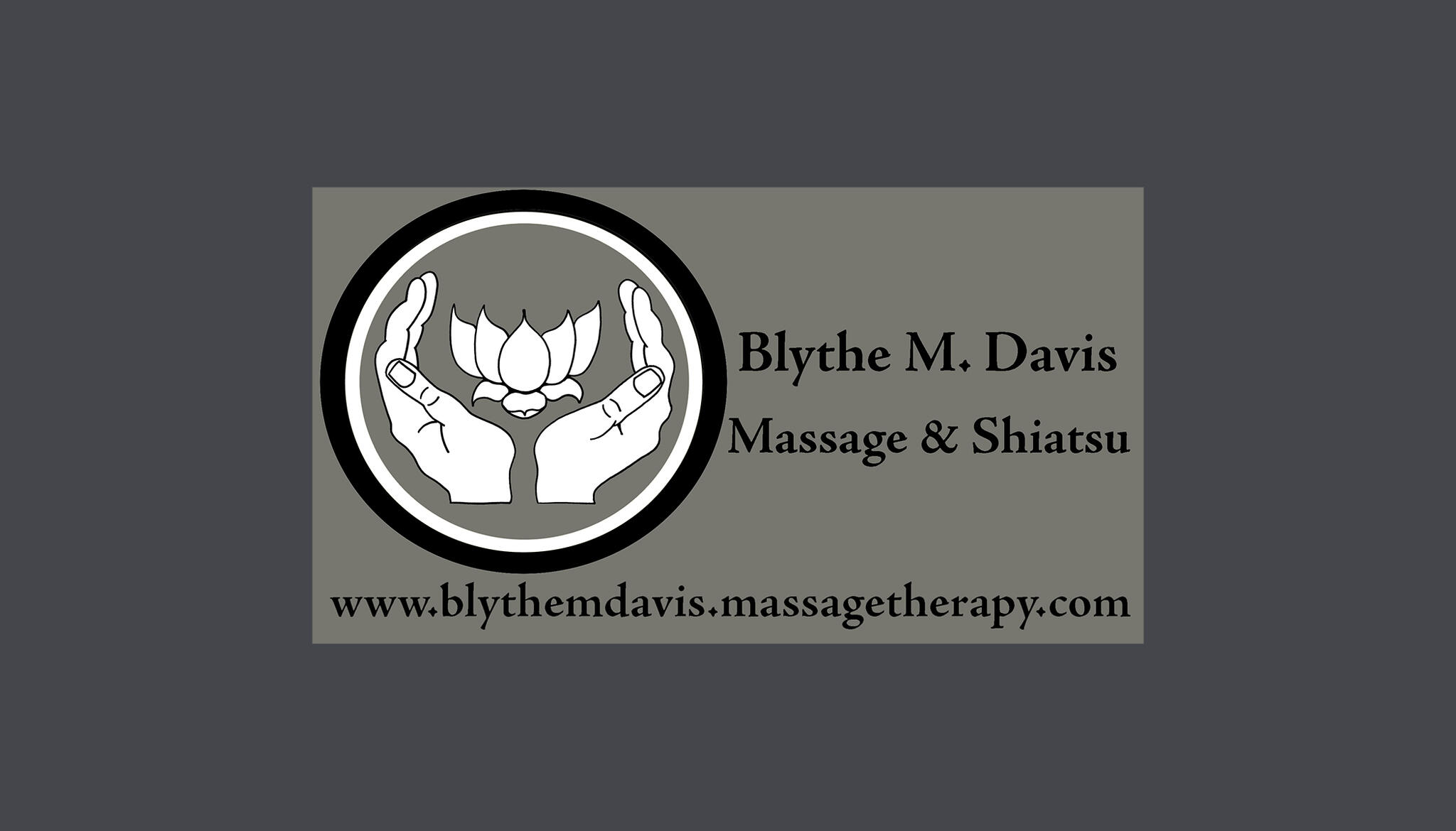 Blythe M. Davis Massage & Shiatsu - Nextdoor