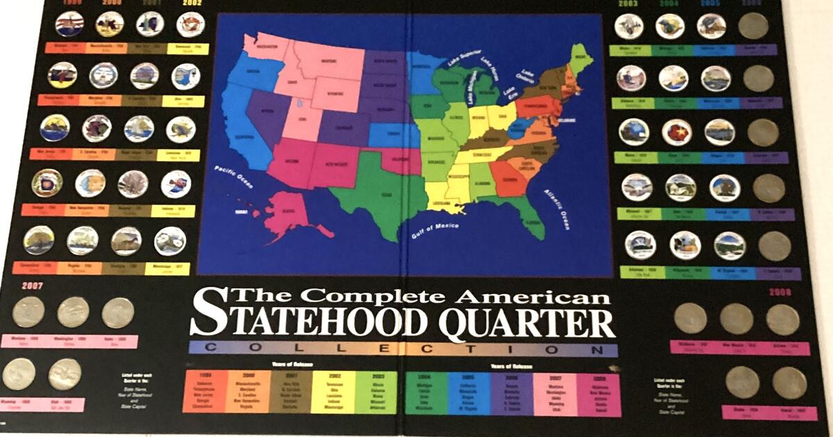 The Complete American Statehood Quarter Collection Album 2 for $20 in ...