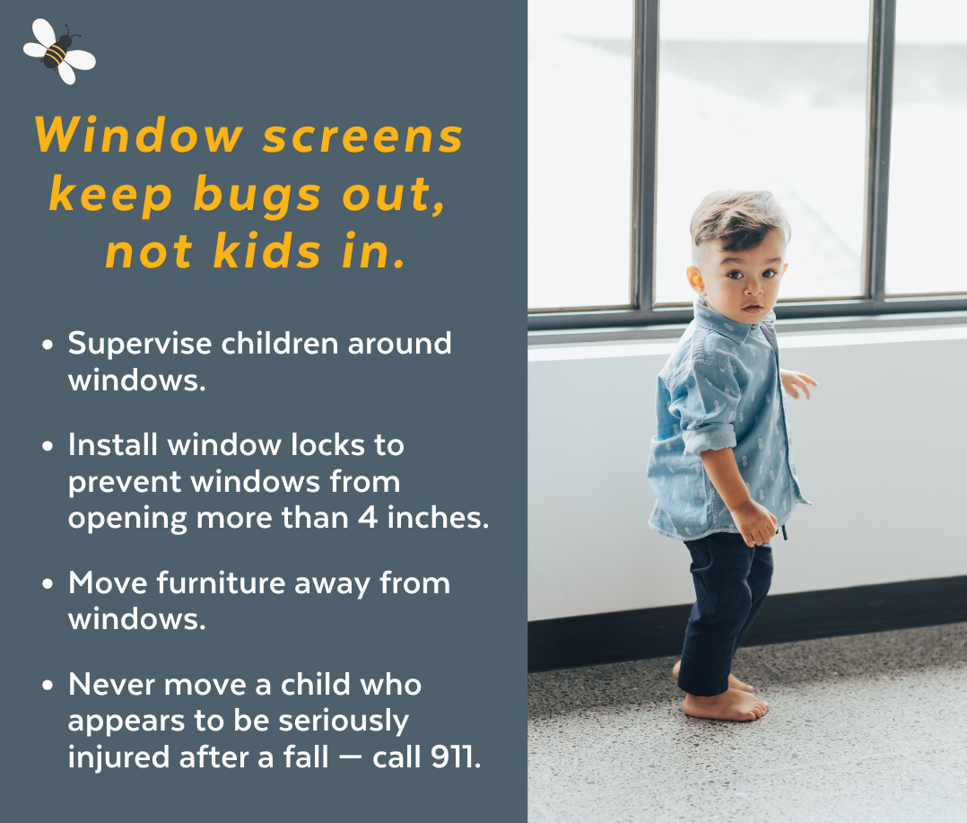 Open windows pose risks to small children. (Everett Fire - Emergency ...