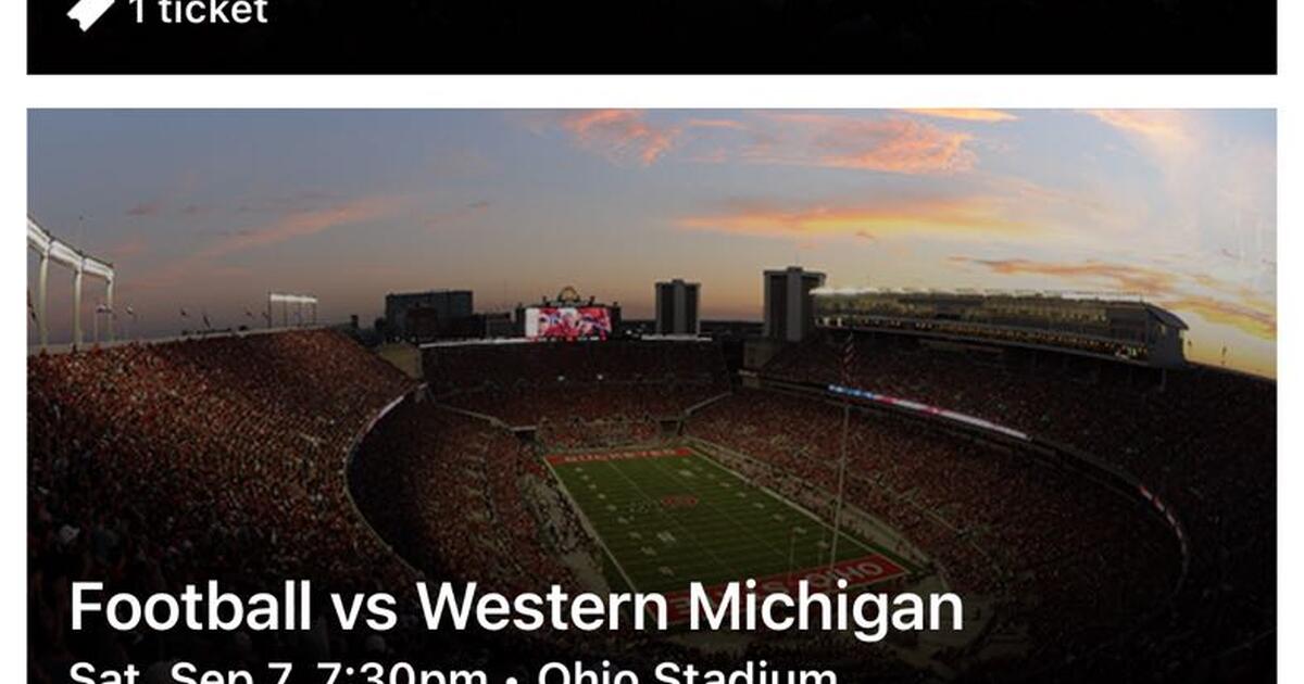 OSU football ticket to each home game (1) for $100 in Hilliard, OH ...