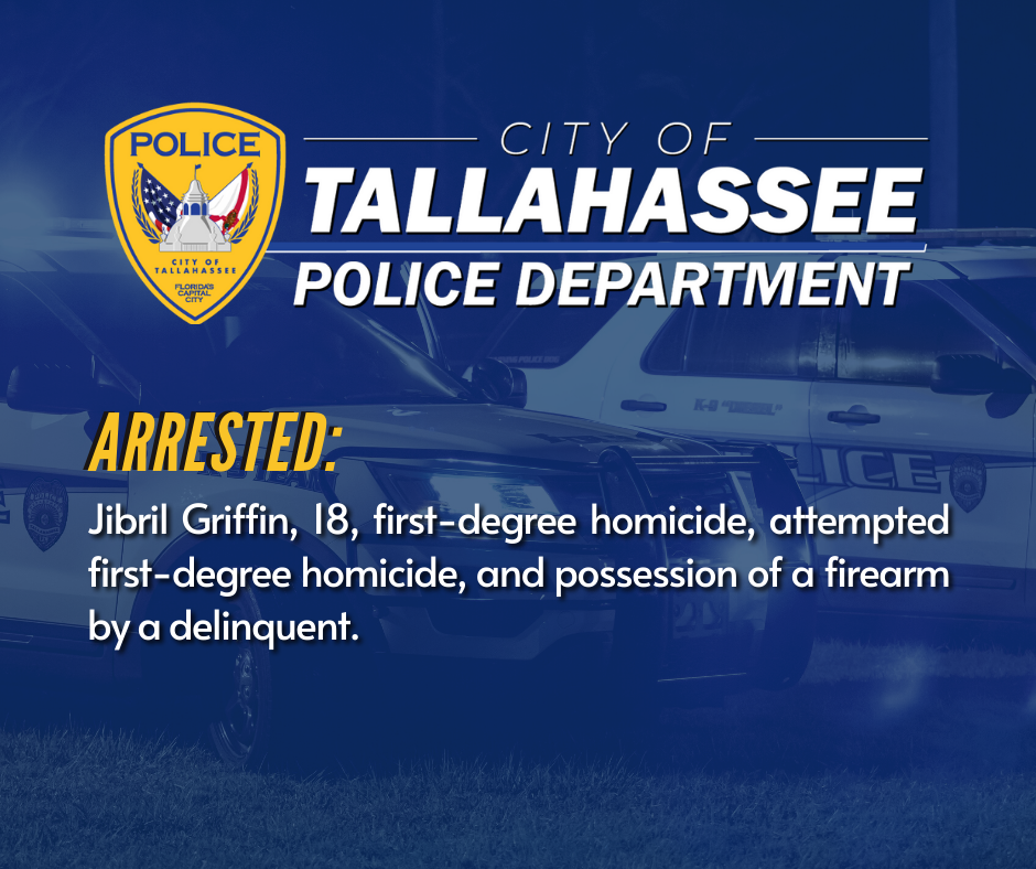Arrest Made in Homicide Investigation (Tallahassee Police Department ...