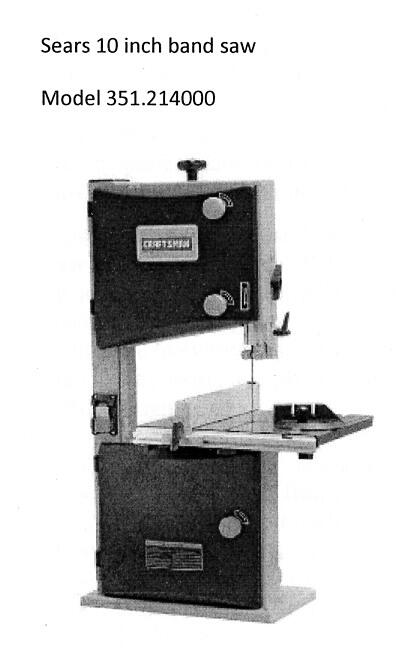 Band saw Craftsman 10 inch bench top for $10 in Naperville, IL | For ...