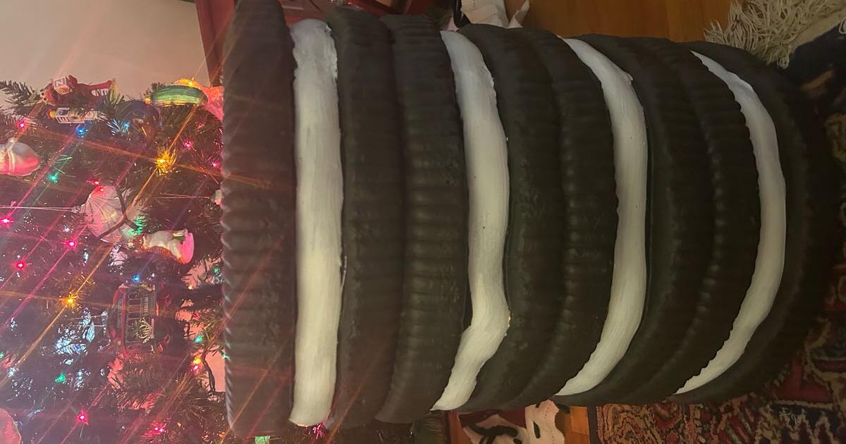 Oreo Cookie Stool for $90 in Ellicott City, MD | For Sale & Free — Nextdoor