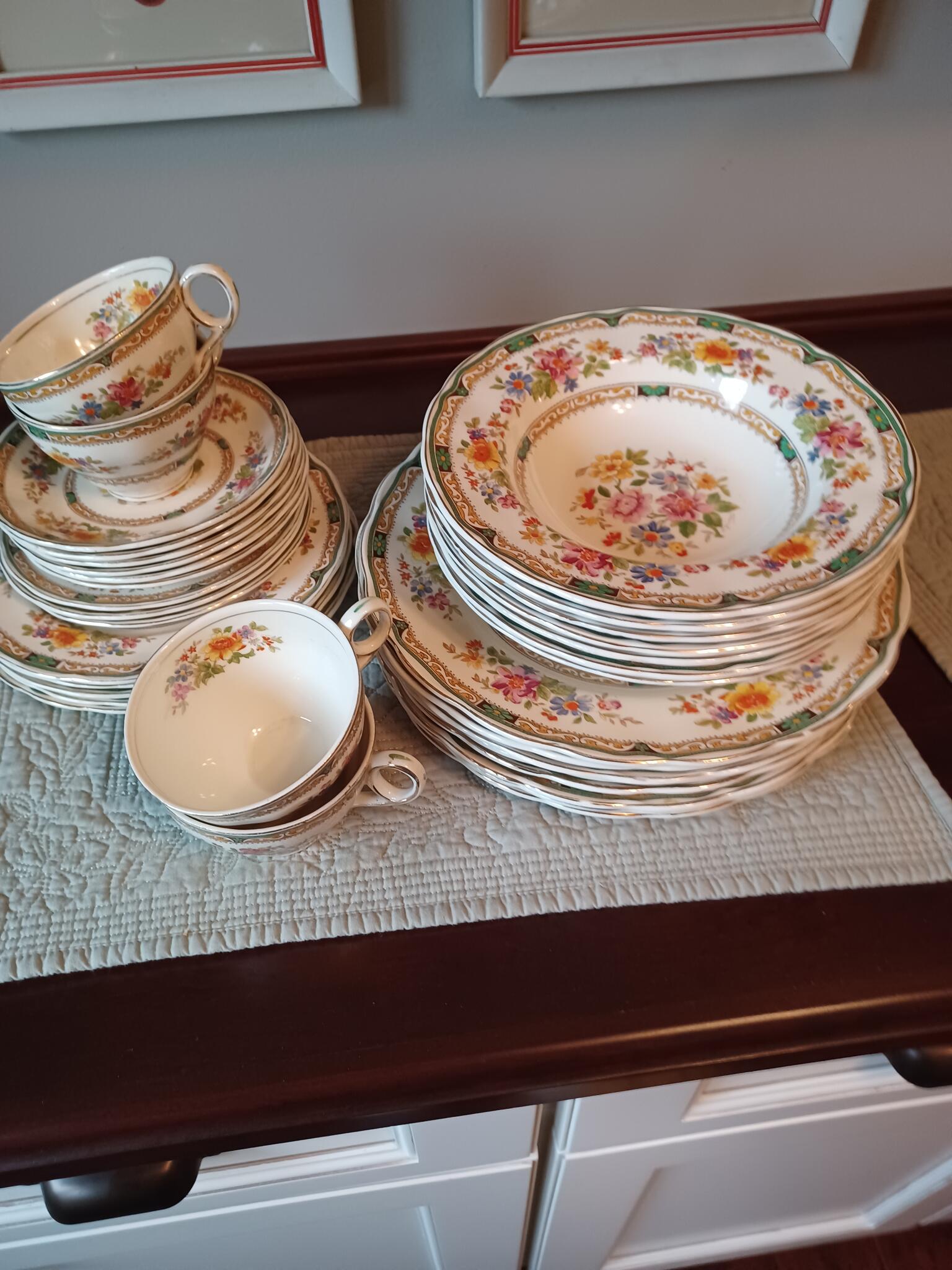 Vintage pieces of Grindley of England Chelsea Bouquet Dinnerware ...