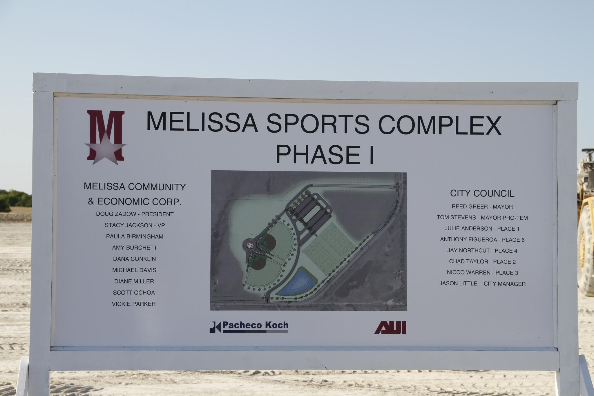 Future 100 Acre Melissa Sports Complex Phase 1 Groundbreaking Ceremony ...