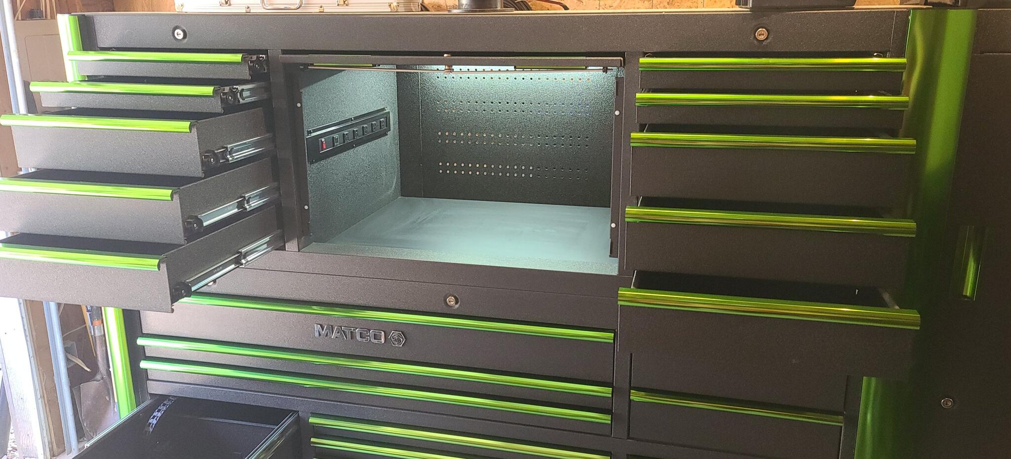 Matco triple bank w/ hutch & side cabinet for $16000 in Meridian, ID ...