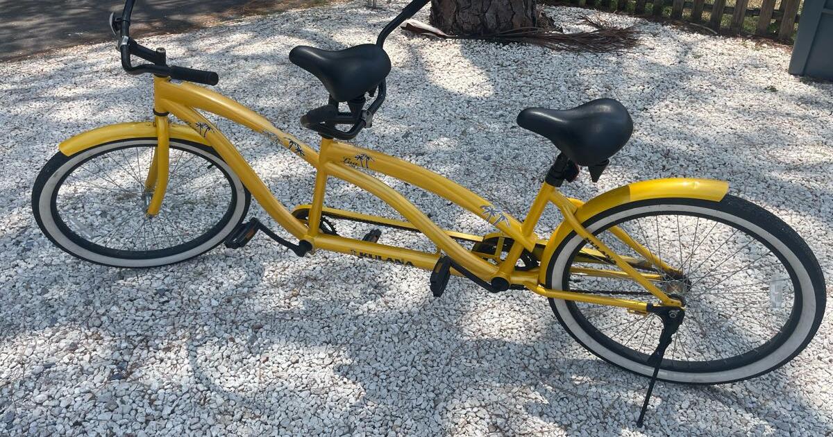 Kulana Lua Tandem Adult Beach Cruiser Bike, 26” Single Speed Bicycle for $250 in Seminole, FL ...