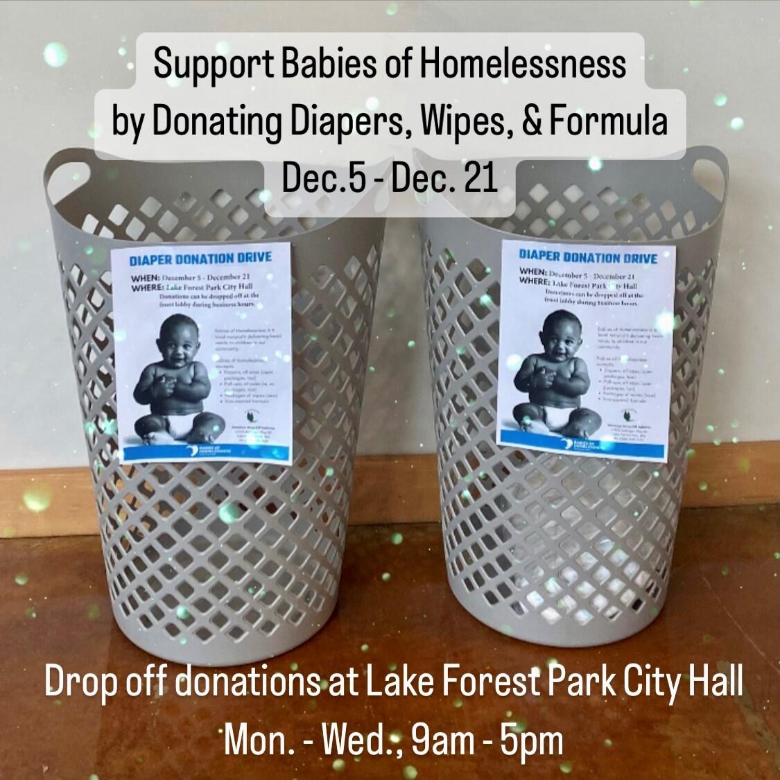 Reminder, there is one week left of the Diaper Donation Drive to ...