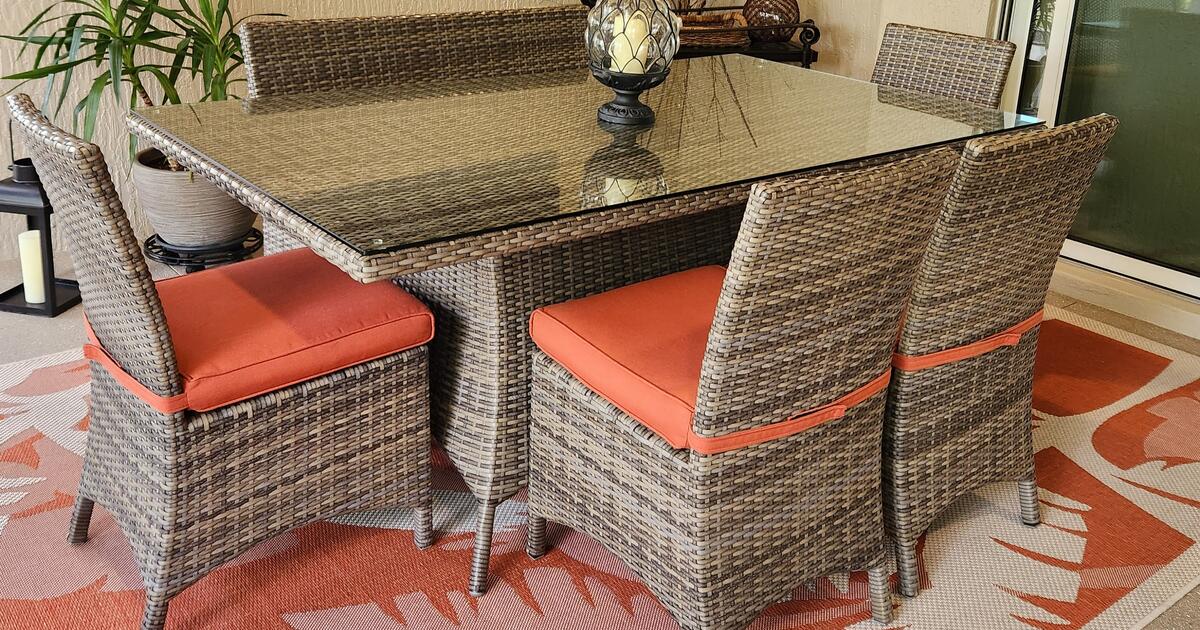 Lanai Dining Table Set for $950 in The Villages, FL | For Sale & Free ...