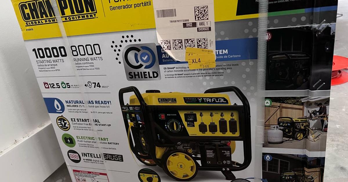 Generator Brand New (unopened box) for $800 in Houston, TX | For Sale ...