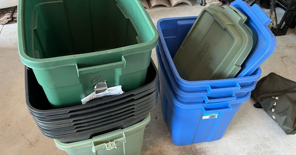 18 gal storage bins with covers. in Naples, FL | For Sale & Free — Nextdoor