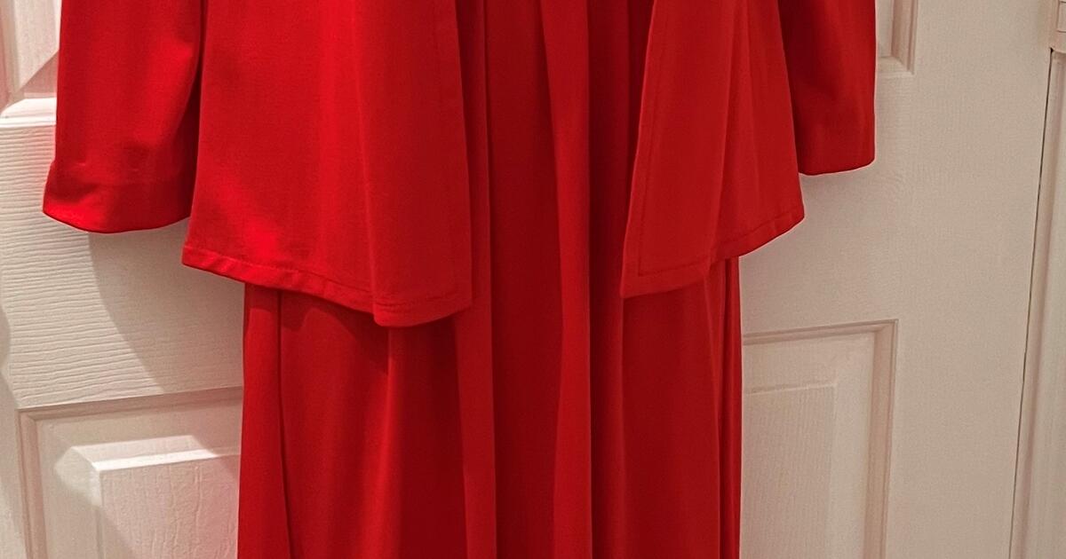 Classy Vintage Designer Lillie Ruben red gown with Jacket for $40 in ...