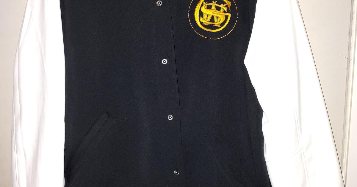 Black and White GSW Warriors Jacket Men's Med for $75 in Hayward, CA ...