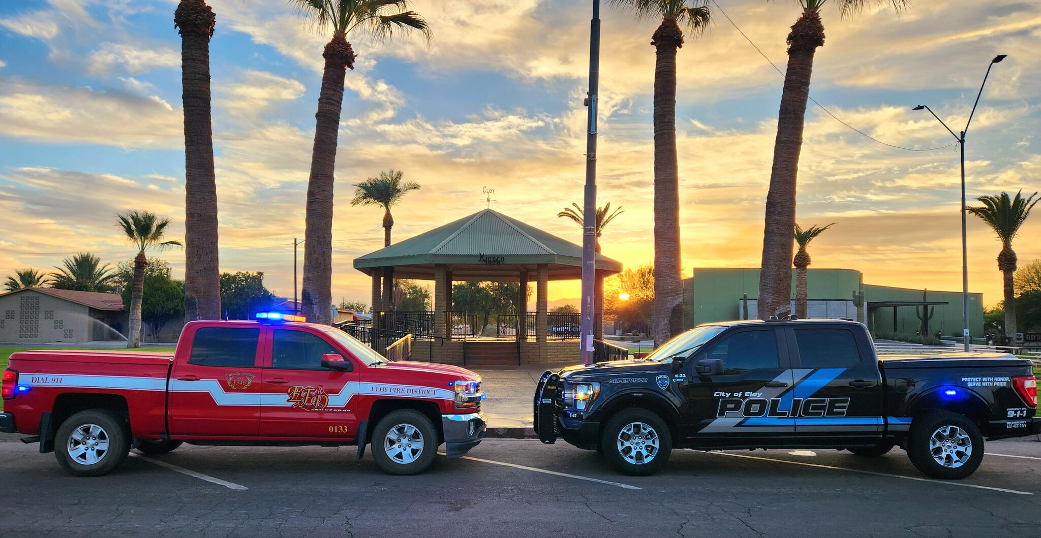 When good teams come together 🚒👨‍🚒👮‍♂️🚓 (Eloy Police Department ...