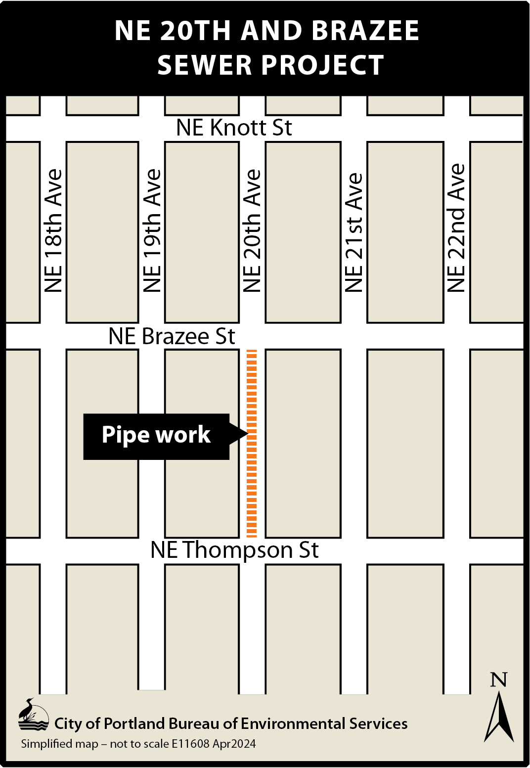 NE 20th and Brazee Sewer Project Update: May 30, 2025 (City of Portland ...
