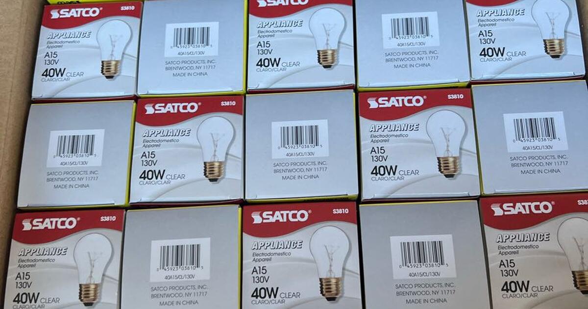 Satco 40W Clear Appliance Bulbs (25 Pack) for Free in Wylie, TX | For ...