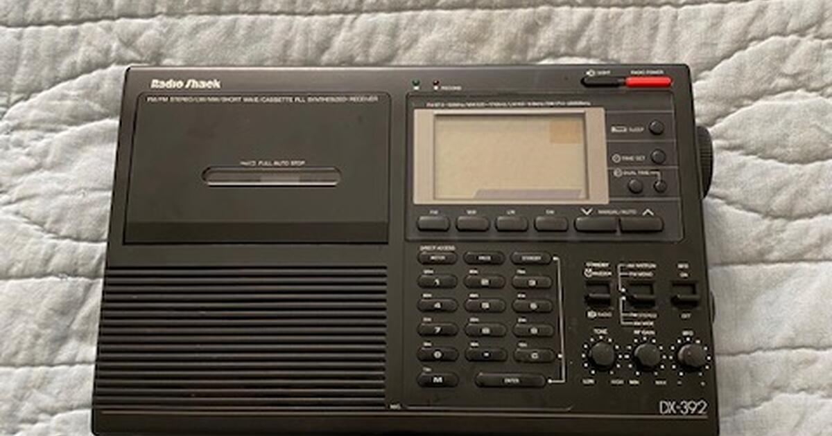 Vintage Radio Shack DX-392 Short Wave Am Fm Radio Cassette Player ...