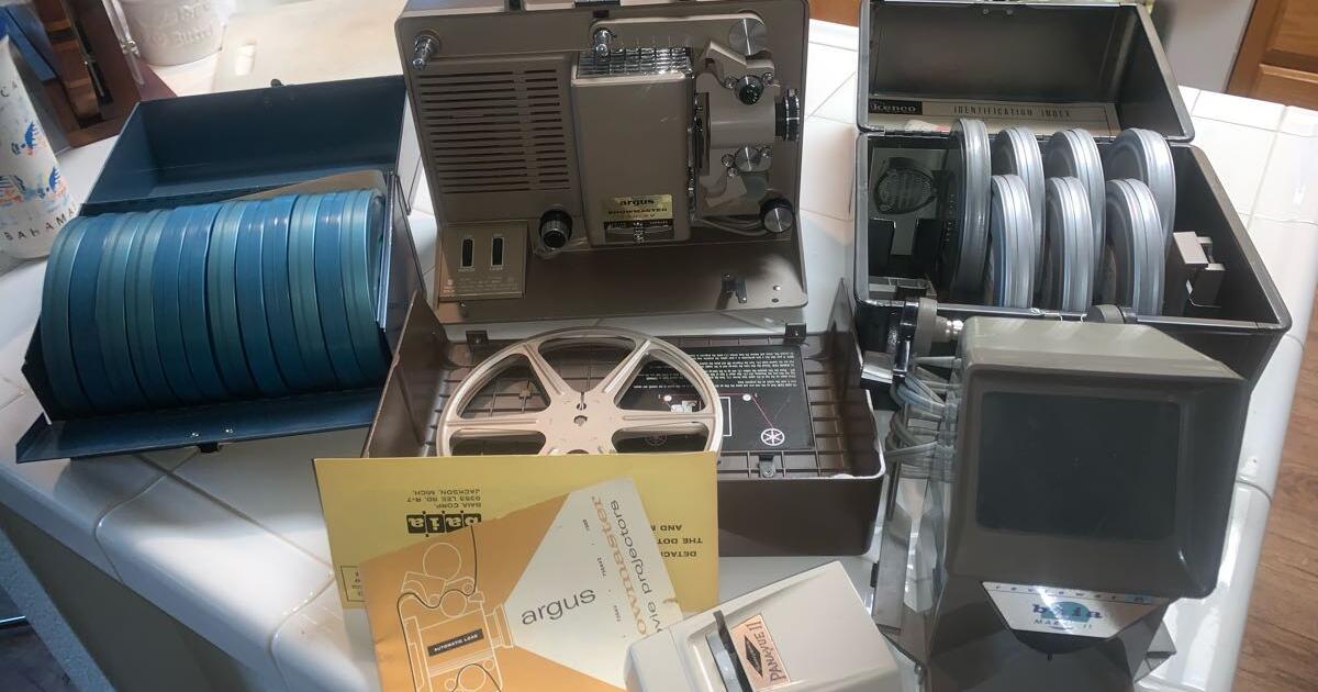 Argus 8 mm movie projector with Reel Cases for $30 in Citrus Heights ...