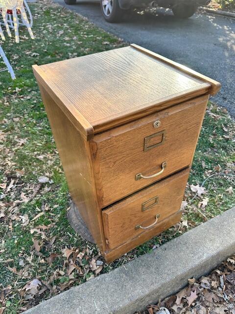 Curb alert-Wooden Filing Cabinet - 701 Randolph Street, Falls Church ...