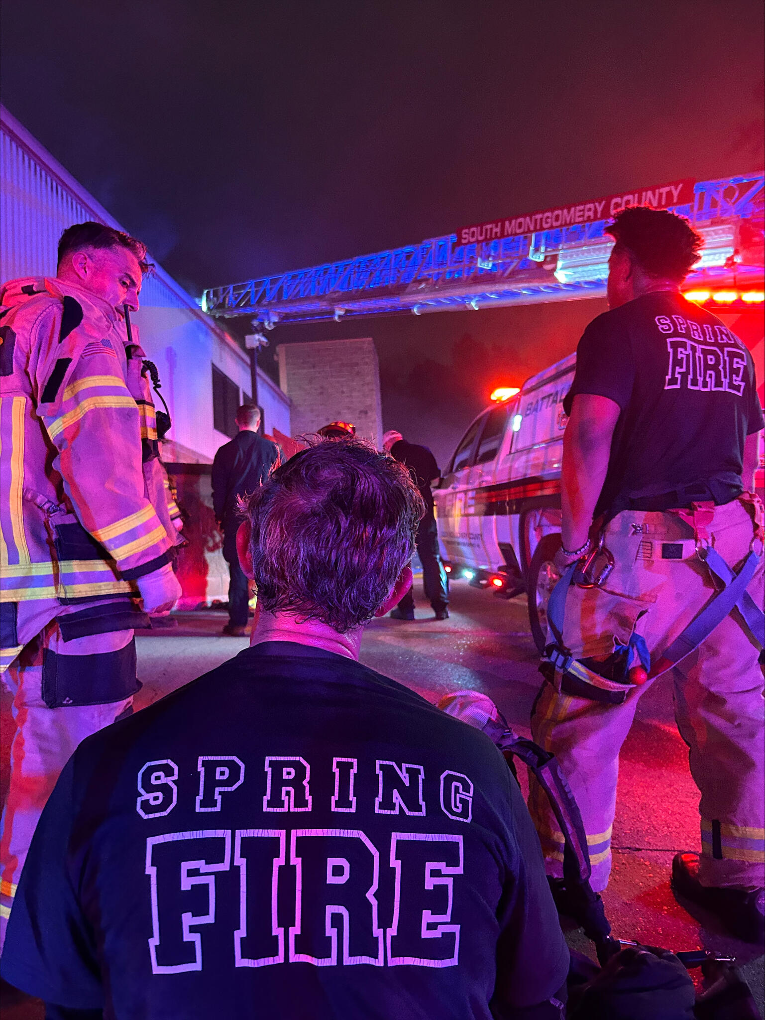 Spring Fire Crews are providing mutual aid to Woodlands Firefighters ...