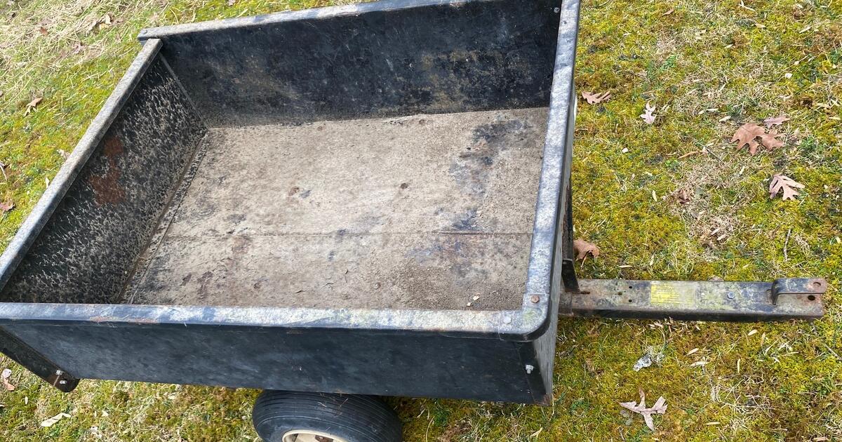 Agri-Fab 10-cu ft Steel Tow-Behind Utility Dump Cart - Black for $75 in ...