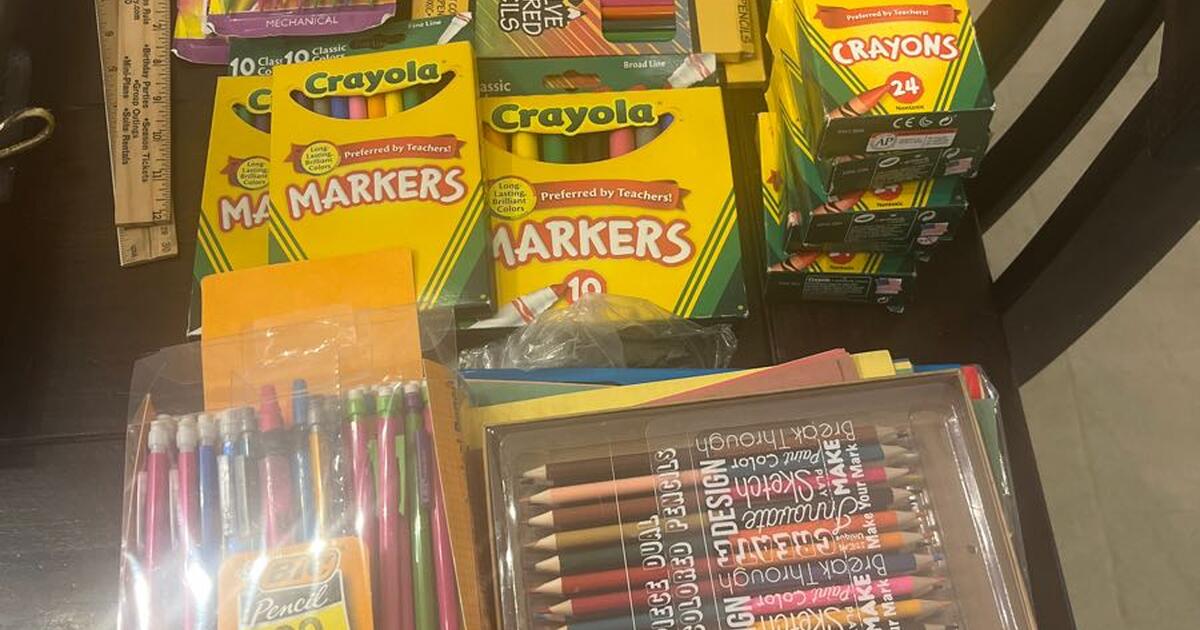 Free Crayons, markers, colored pencils, etc. for Free in Frisco, TX ...
