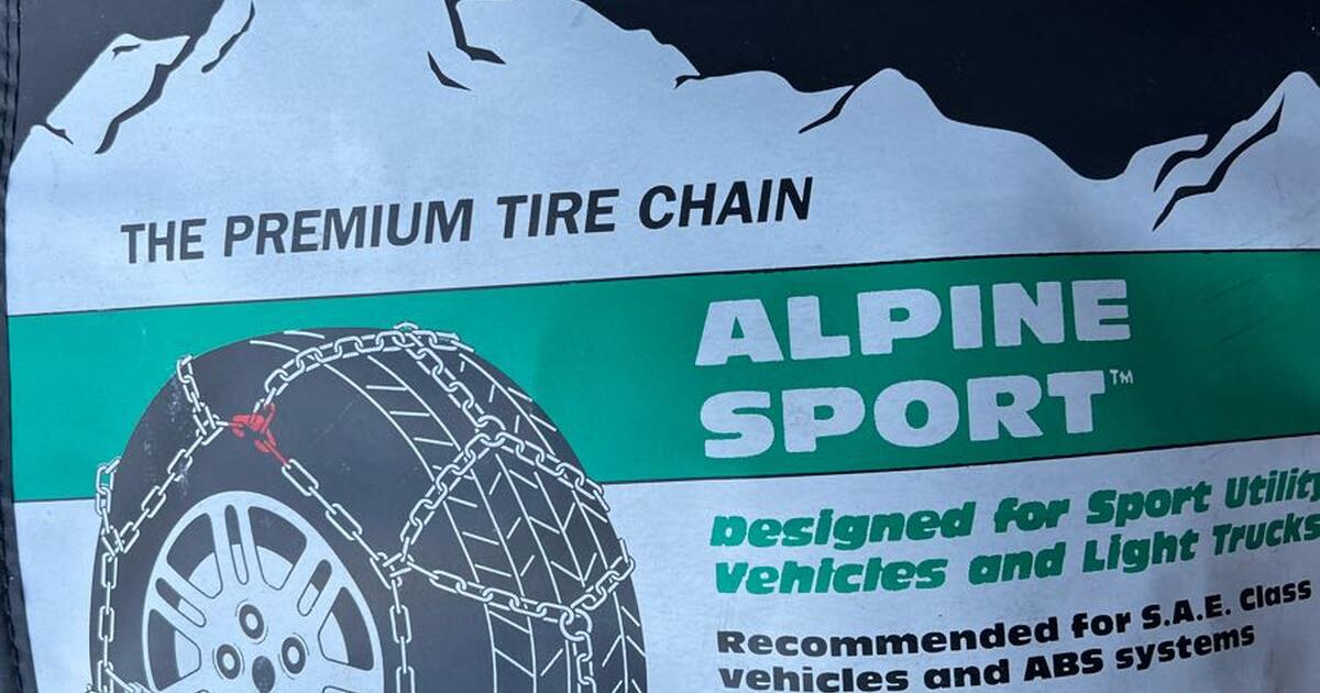 NEW Alpine Sport LT Truck/SUV Tire Snow Chains 2318 for $40 in ...