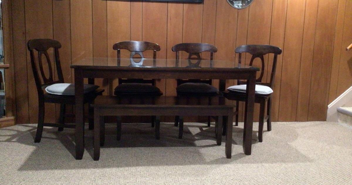 3x5 Hardwood Table and Chairs for $425 in Roseville, MI | For Sale ...