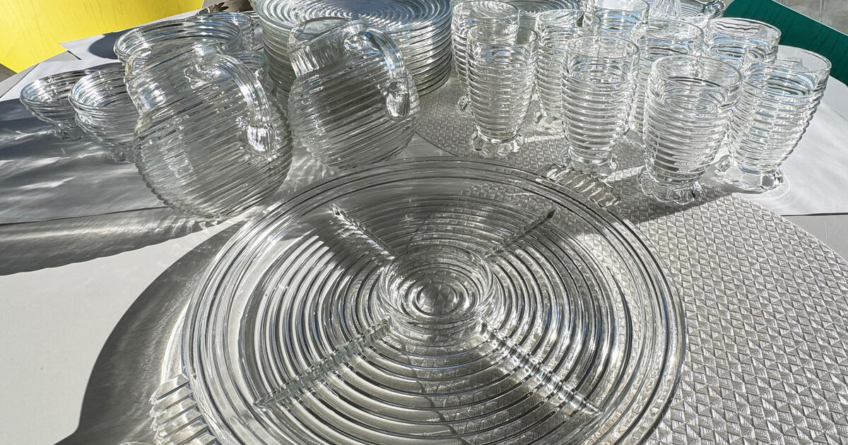 Vintage Anchor Hocking “Manhattan” depression glassware $400 for $400 ...