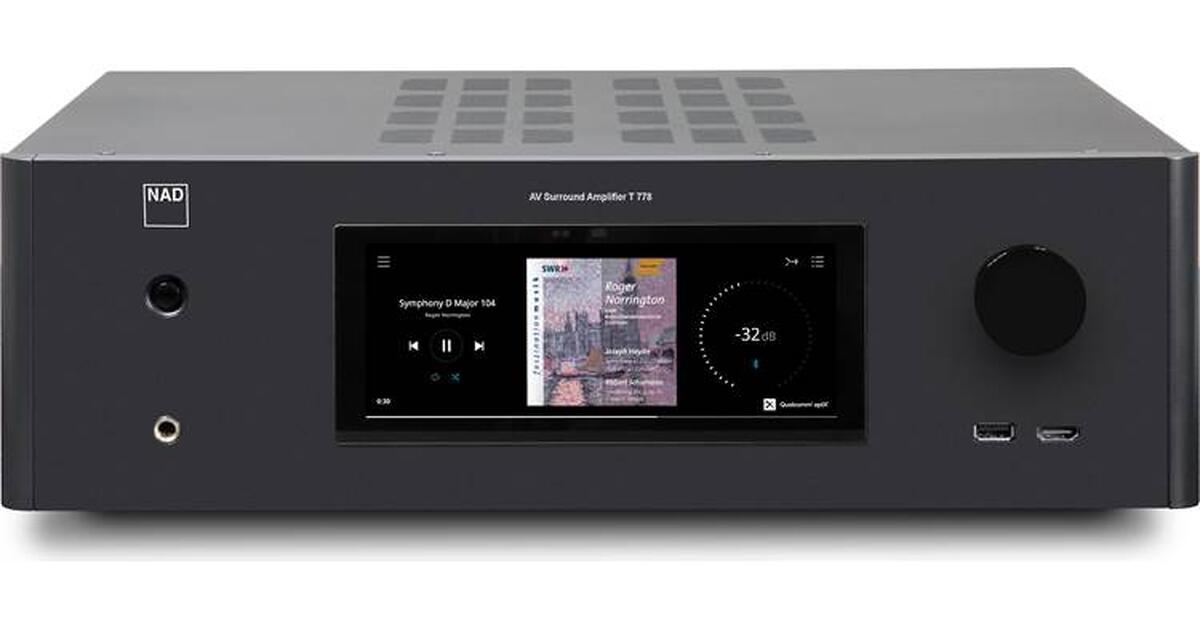 Brand New NAD T 778 9.2 Channel A/V Surround Sound Receiver - Black for ...