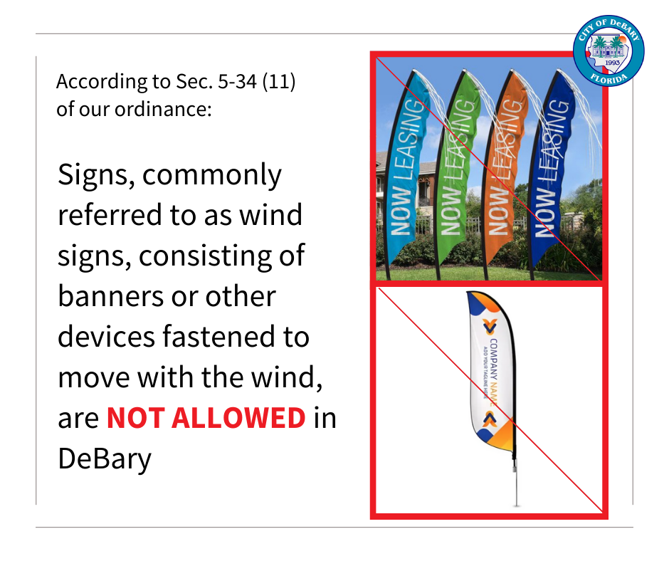 We've noticed an increase in illegal business signs around our city ...