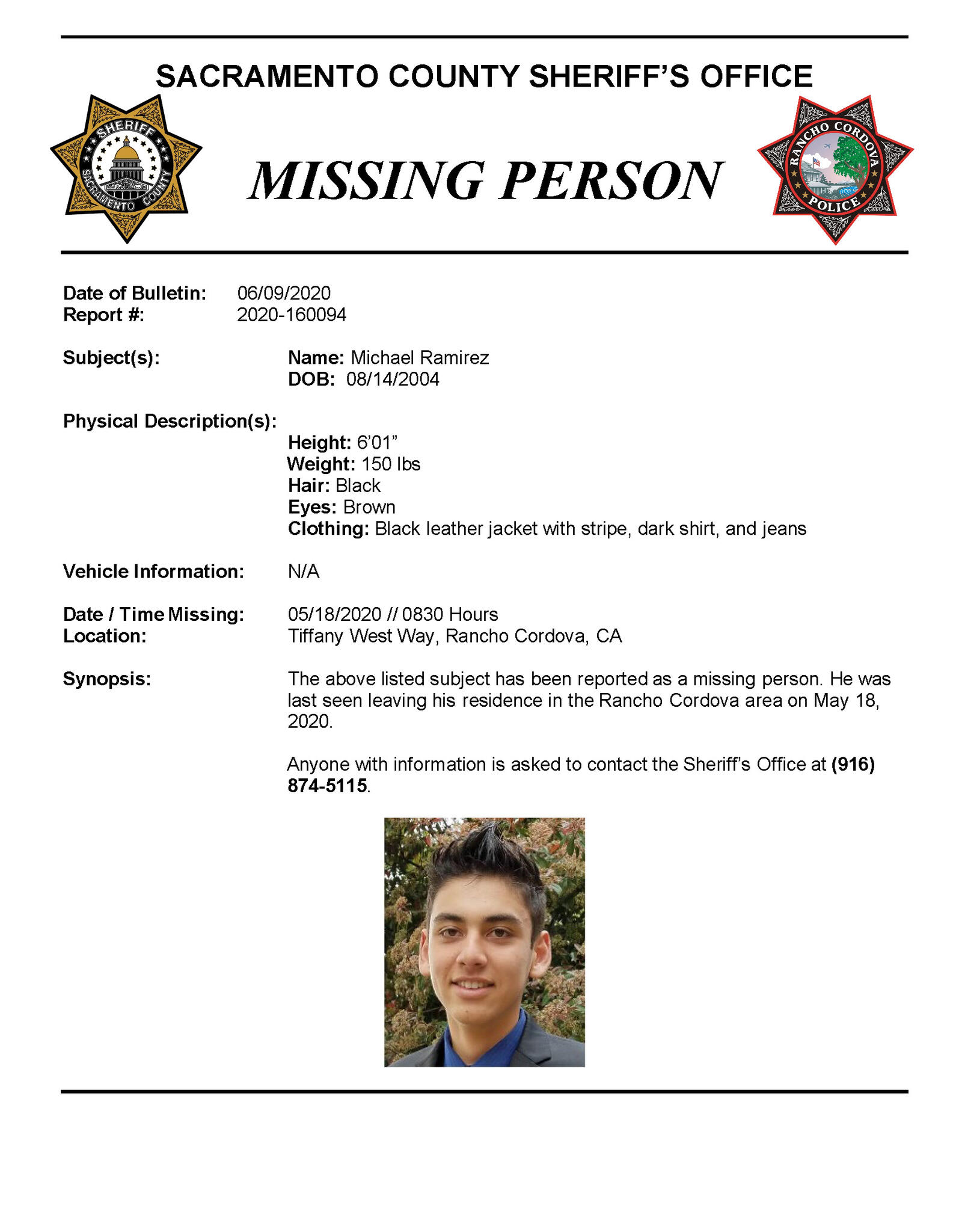 Seeking the Public's Assistance in Locating Missing Person (Rancho ...